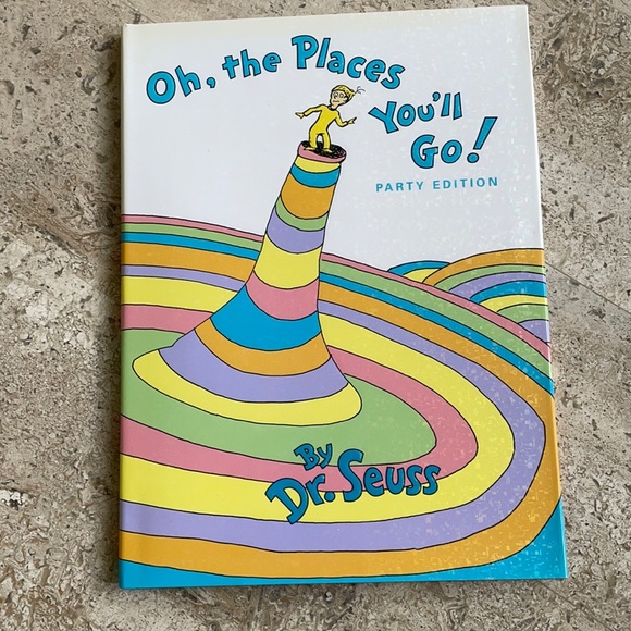 Other | Dr Suess Oh The Places Youll Go Childrens Book New With Tags ...